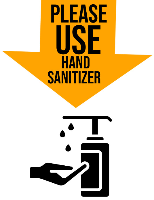 White Professional Hand Sanitizer Flyer (us L Template | PosterMyWall