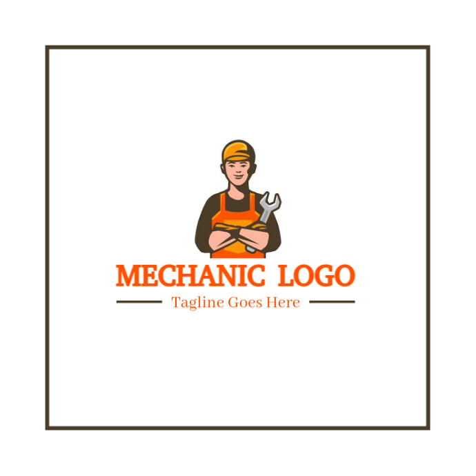 White Professional Handyman Logo, Handyman Logo, Mechanic Logo ...