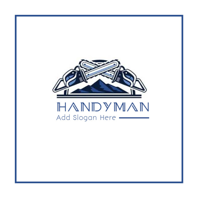 White Professional Handyman Logo, Handyman Logo, Maintenance Logo ...