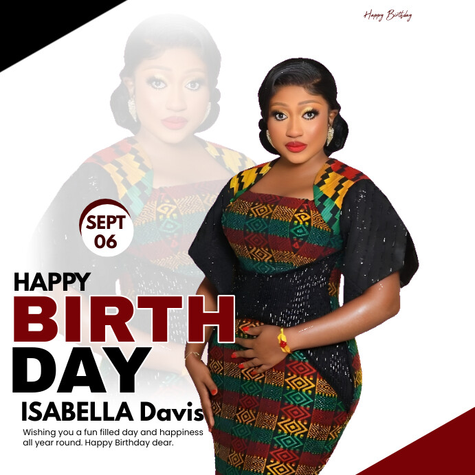 White Professional Happy Birthday Templates I | PosterMyWall