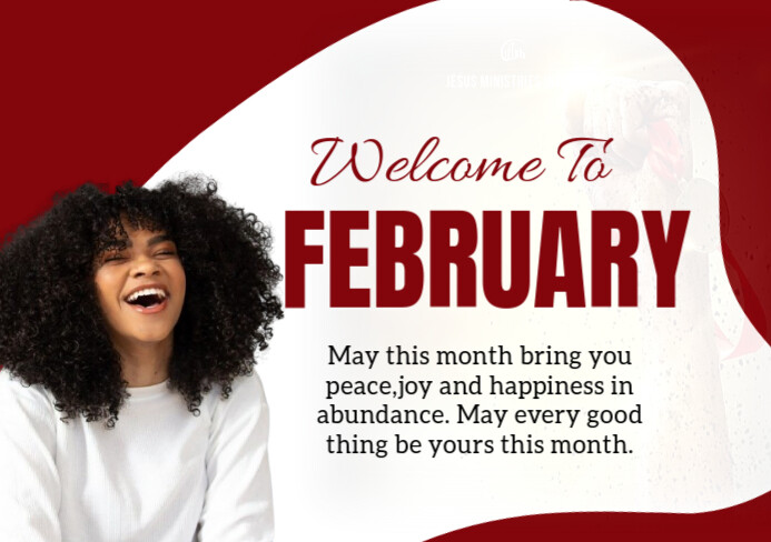White Professional Happy New Month A5 Template | PosterMyWall