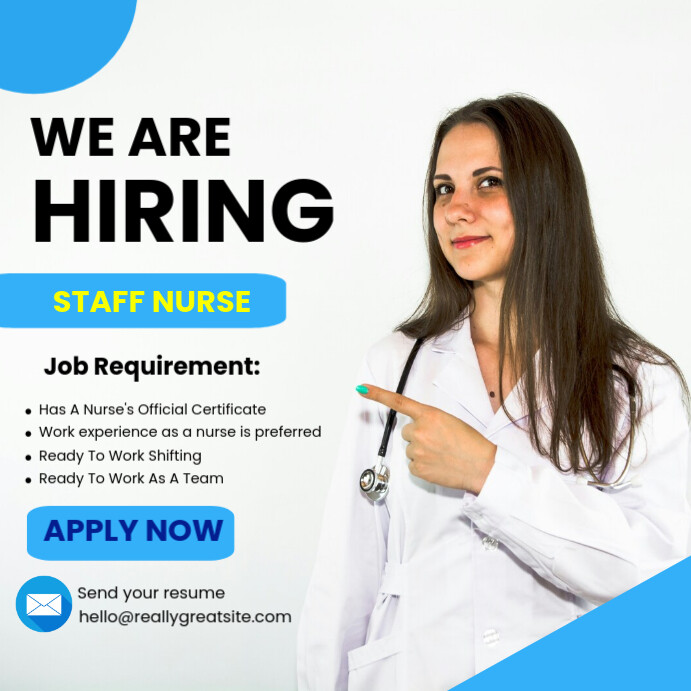 Copy of White Professional Hiring Instagram Post | PosterMyWall