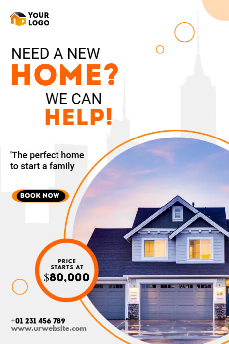 Plantilla de White Professional Home Sale Ad Poster | PosterMyWall