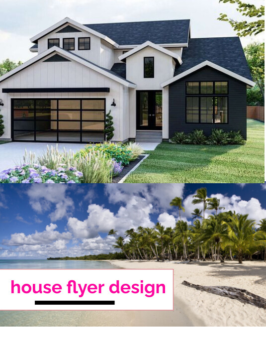 White Professional House Flyer Design Flyer ( Templat | PosterMyWall