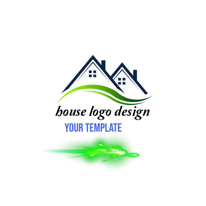 White Professional House Logo Design Logo Template | PosterMyWall