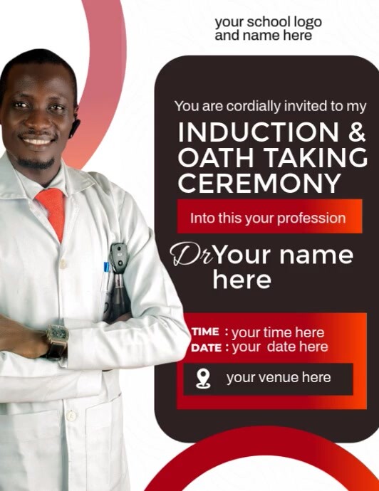 Copy of White Professional Induction Flyer (us Lette | PosterMyWall