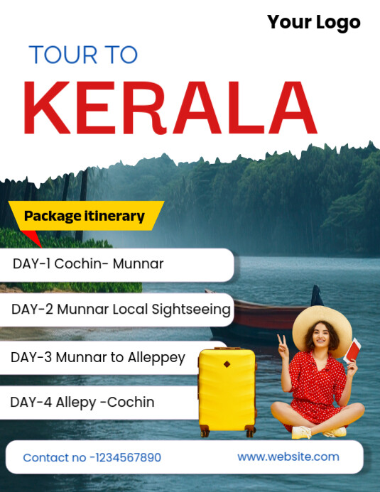 Copy of White Professional Kerala Flyer (us Letter) | PosterMyWall