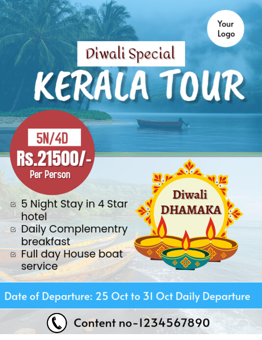 Copy of White Professional Kerala Flyer (us Letter) | PosterMyWall