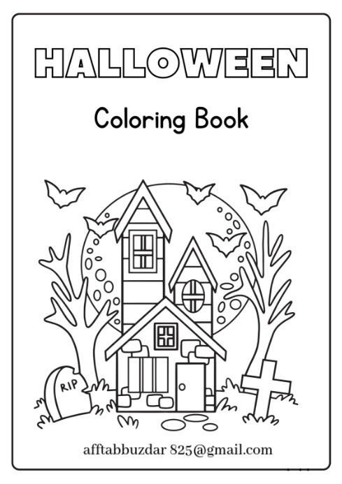 Plantilla de White Professional Kids Coloring Book A4 | PosterMyWall
