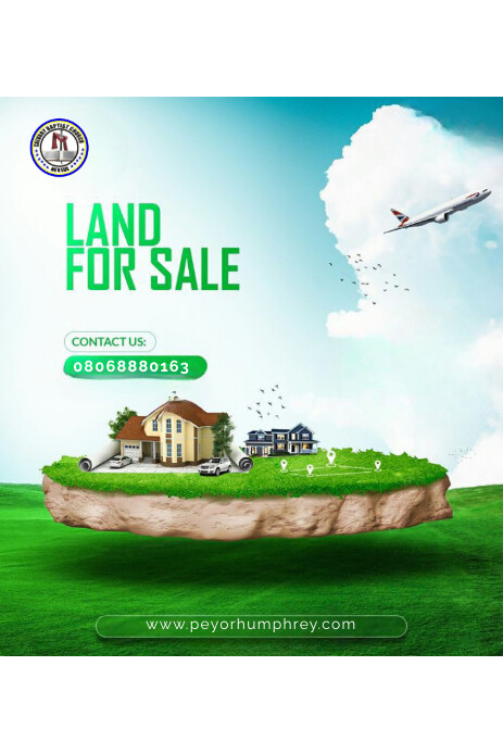 White Professional Land For Sale Banner 4' × Template | PosterMyWall