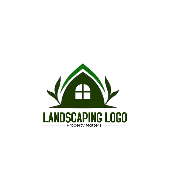 Copy of White Professional Landscaping Logo | PosterMyWall