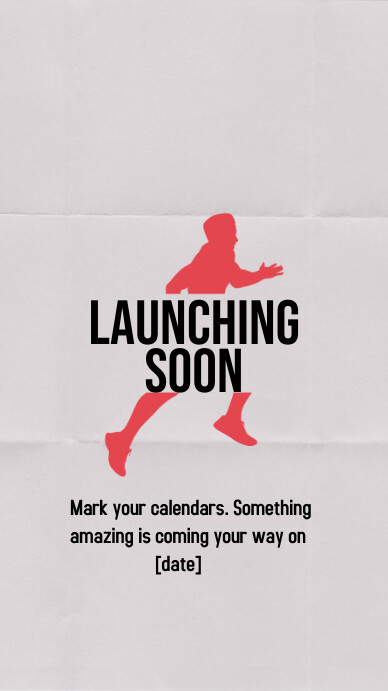 White Professional Launching Soon Announcemen Template | PosterMyWall