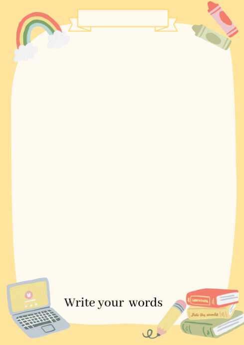 Copy of White Professional Letter Background A4 | PosterMyWall