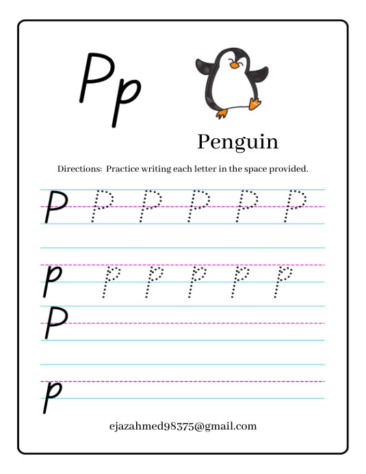 Copy of White Professional Letter Tracing Flyer (us | PosterMyWall