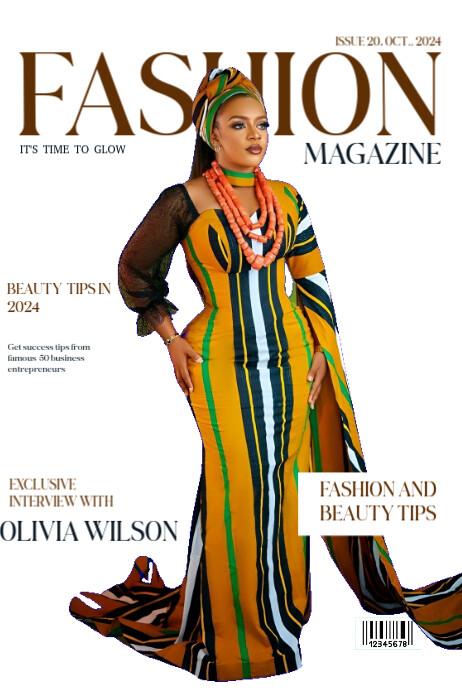 Copy of White Professional Magazine Cover Design Pos | PosterMyWall