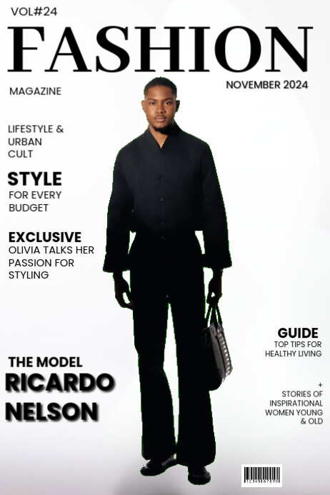 Copy of White Professional Magazine Cover Design Poster | PosterMyWall