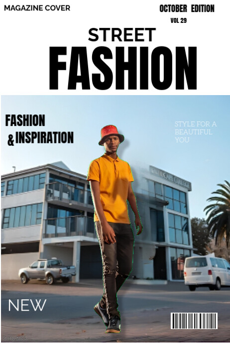 Plantilla de White Professional Magazine Cover Poster | PosterMyWall