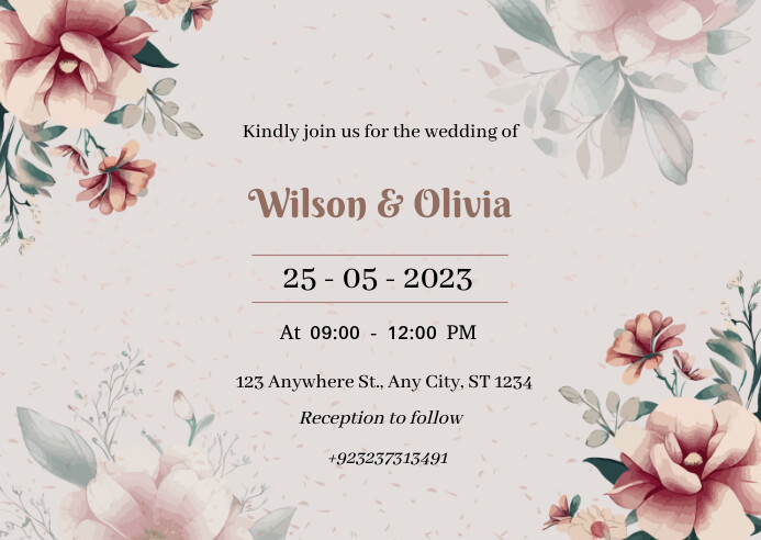 White Professional Marriage Ceremony Posters Template | PosterMyWall