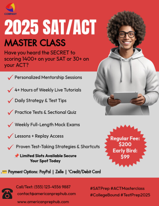 White Professional Masterclass Flyer (us Letter) Template | PosterMyWall