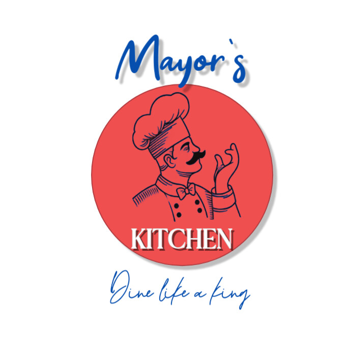 Copy of White Professional Mayor's Kitchen Free Template Logo ...