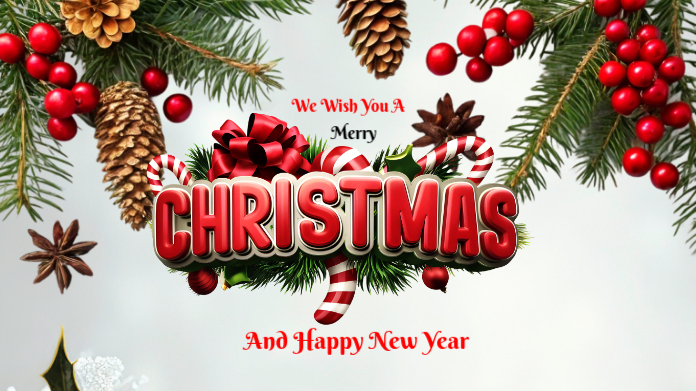Plantilla de White Professional Merry Christmas Twitter Post | PosterMyWall