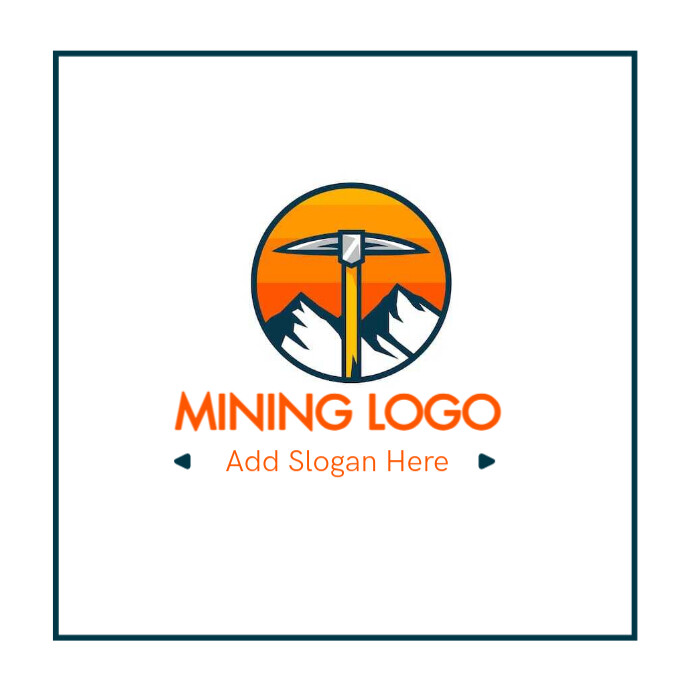 Copy of White Professional Mining Logo, Mining Logo, Mining Logo Design ...