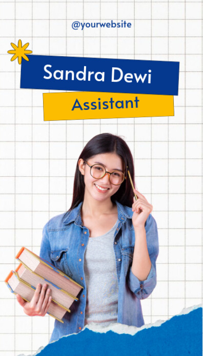 White Professional Modern Id Card Potrait Company Business Card ...