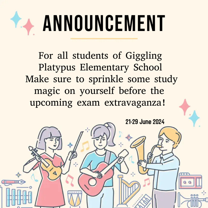 Modèle White Professional Music Banners Instagram Po | PosterMyWall