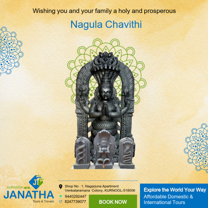 White Professional Nagula Chavithi, Naga Panchami,wishes, Instagram ...
