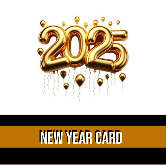 White Professional New Year Logo Logo Template | PosterMyWall