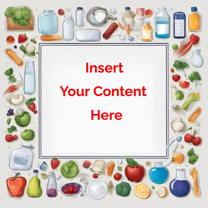White Professional Nutrition Post Template | PosterMyWall