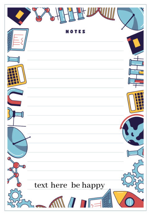 White Professional Paper Background 2025 A5 Template | PosterMyWall