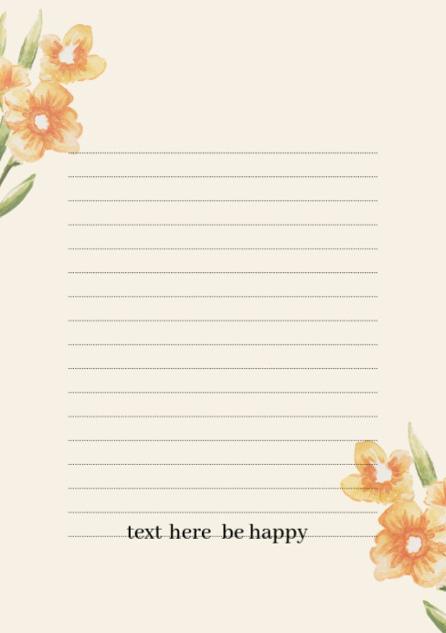 Plantilla de White Professional Paper Background A5 | PosterMyWall