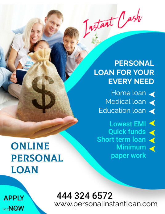 Copy of White Professional Personal Loan Flyer (us Le | PosterMyWall