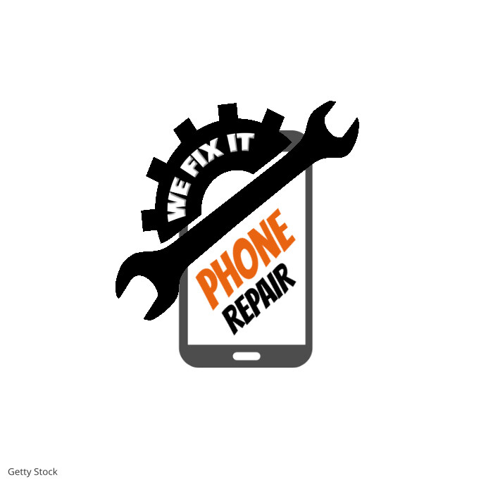 White Professional Phone Logo Logo Template | PosterMyWall