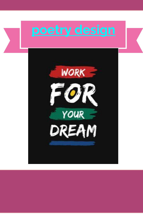 White Professional Poetry Desgn Poster Template | PosterMyWall