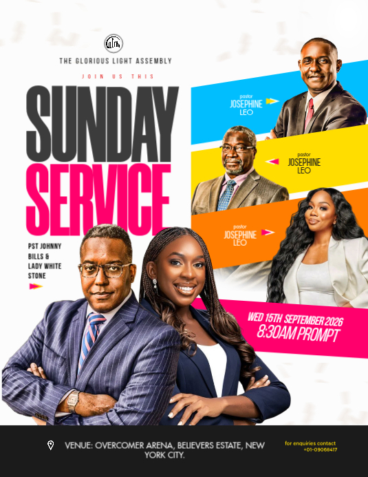 White Professional Prayer And Fasting, Bible Study, Church, Revival ...