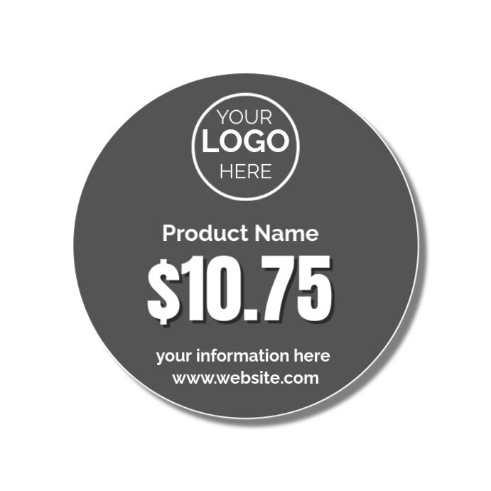 White Professional Price Tag Instagram Post Template | PosterMyWall