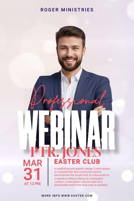 White Professional Pro Poster Template | PosterMyWall