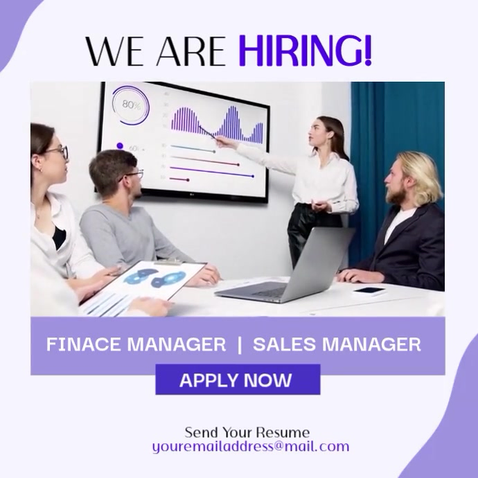 Plantilla de White Professional Professional We Are Hiring Job Flyer ...