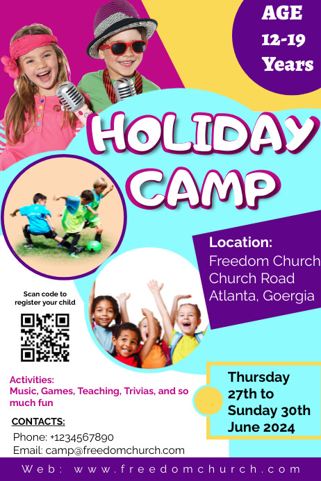 White Professional Purple, Yellow, Blue Chris | PosterMyWall