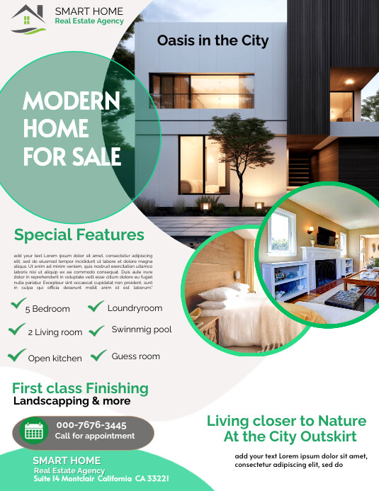 White Professional Real Esta Flyer (us Letter Ithempulethi | PosterMyWall