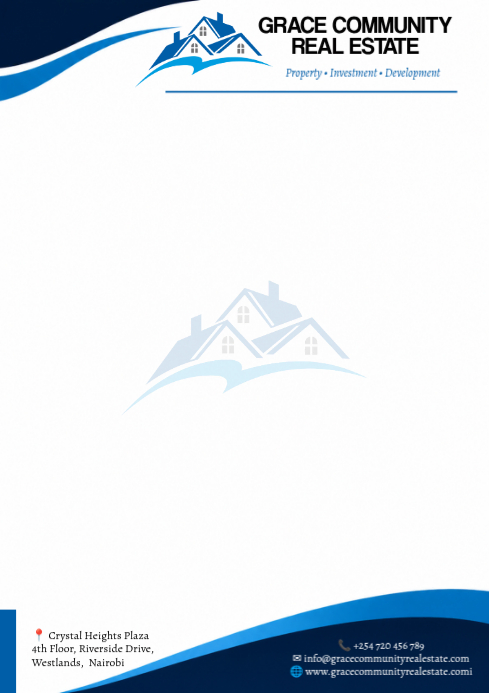White Real Estate A4 Template | PosterMyWall