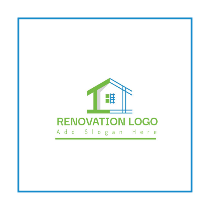 White Professional Remodeling Logo, Remodeling Logo, Renovation Logo ...