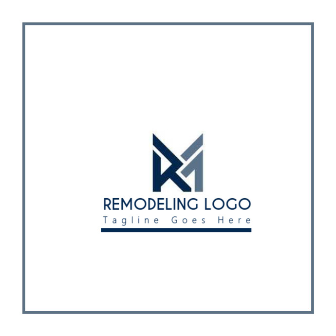 Copy of White Professional Remodeling Logo, Remodeling Logo, Remodeling ...
