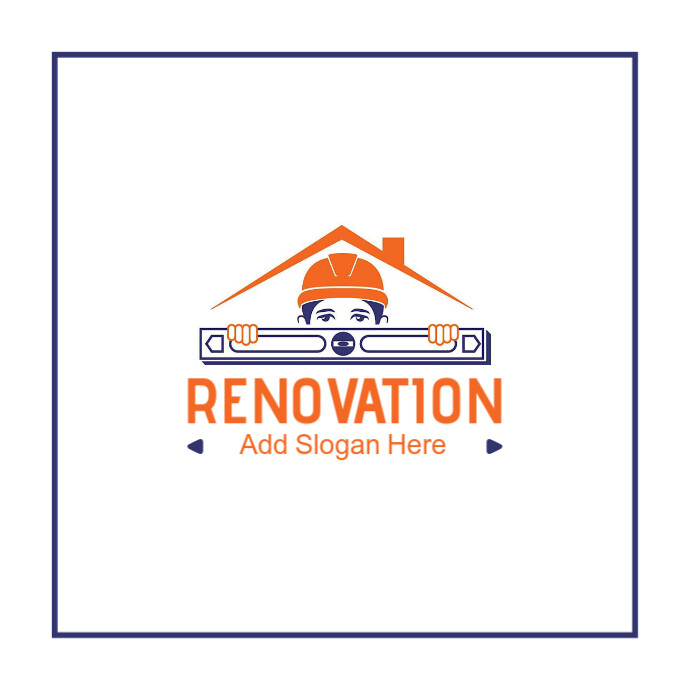 White Professional Renovation Logo, Renovation Logo, Renovation Log ...