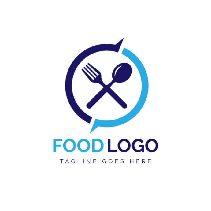 White Professional Restaurant And Food Logo Template | PosterMyWall