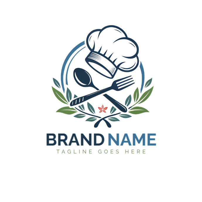 White Professional Restaurant Business Logo Template | PosterMyWall
