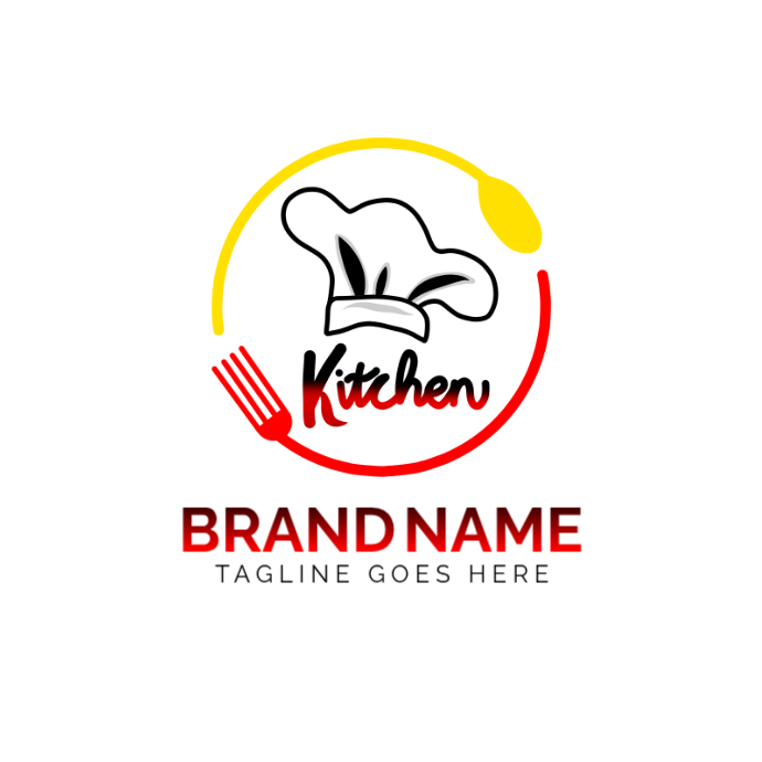 White Professional Restaurant Logo Template | PosterMyWall