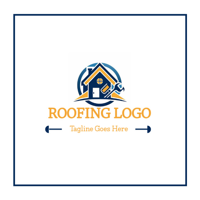 Copy of White Professional Roofing Logo, Roofing Logo, Roof Repair Logo ...